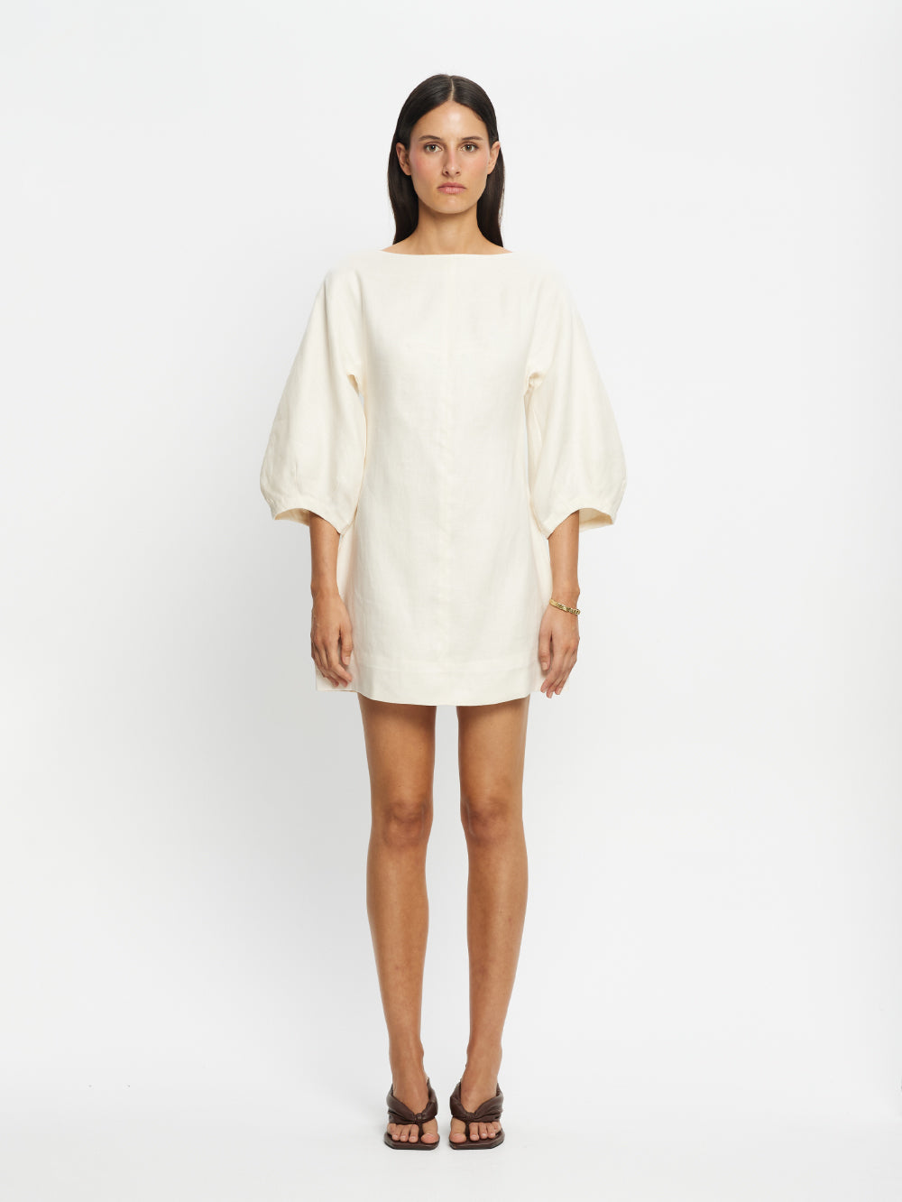 Indra Mini Dress | Mini Linen Dress | KIVARI