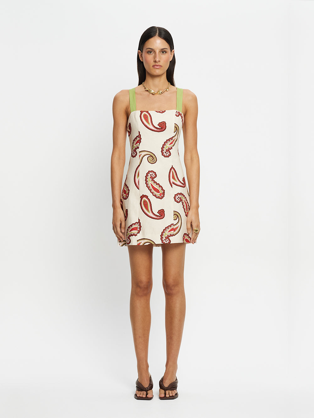 Eden Mini Dress | Paisley Print Dress | KIVARI
