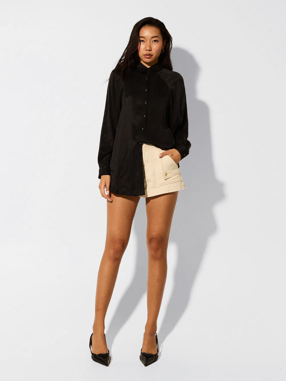 Emma Shirt - Black | KIVARI