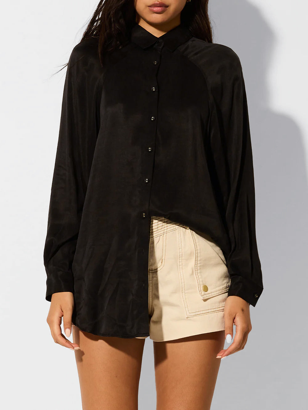 Emma Shirt - Black | KIVARI