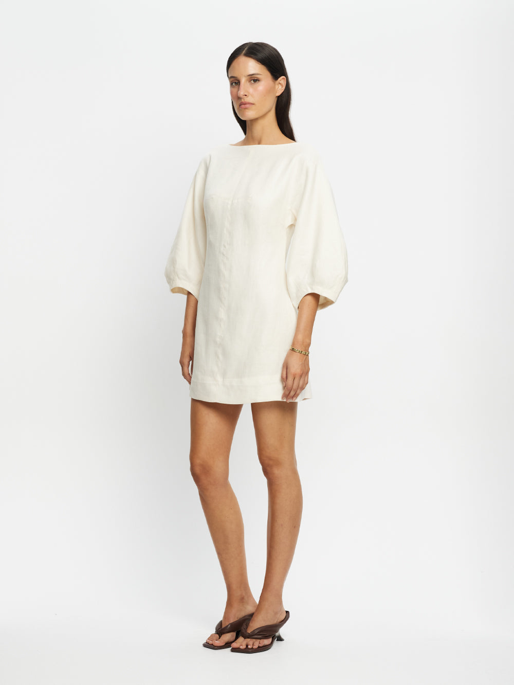 Indra Mini Dress | Mini Linen Dress | KIVARI