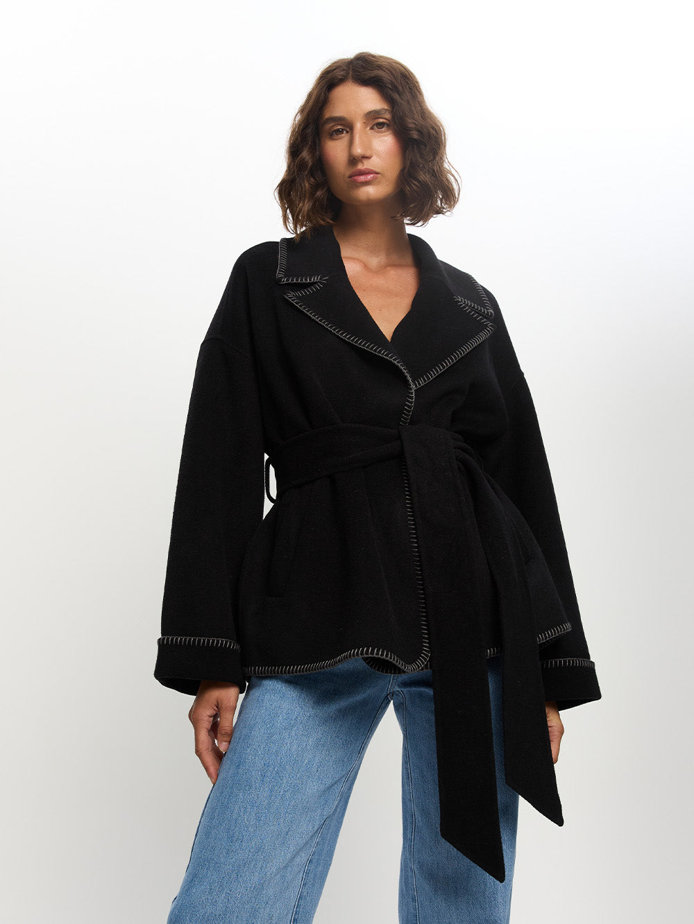 Josephina Wool Blend Coat – KIVARI