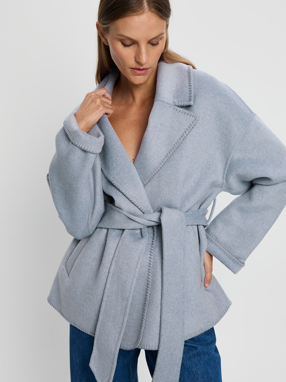 Josephina Wool Blend Coat – KIVARI