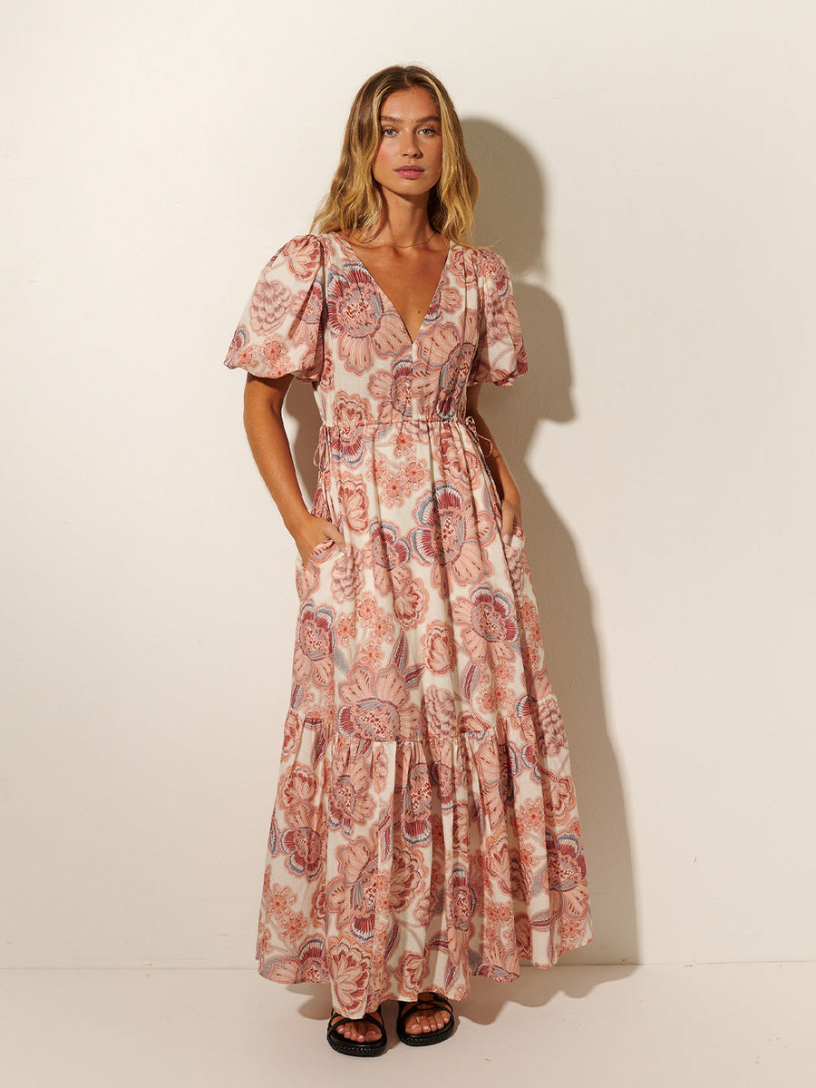 Pink Dresses | Pink Floral Dress | KIVARI