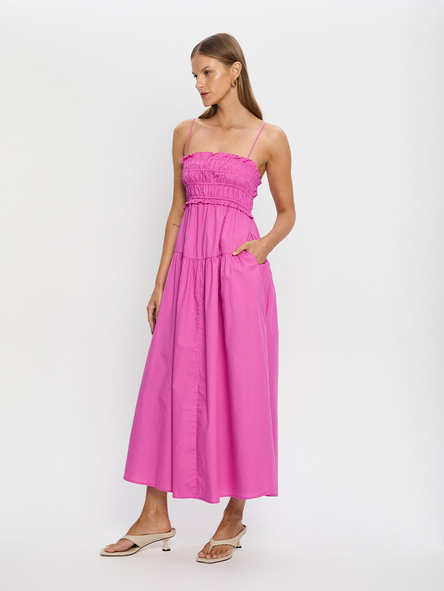 Oasis Maxi Dress - Magenta | KIVARI