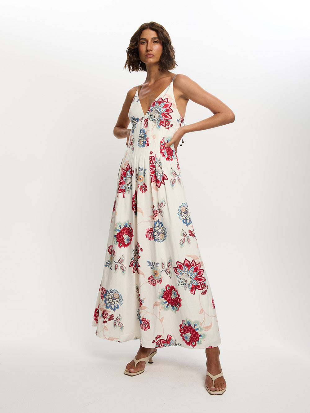 Provence Strappy Maxi Dress – KIVARI