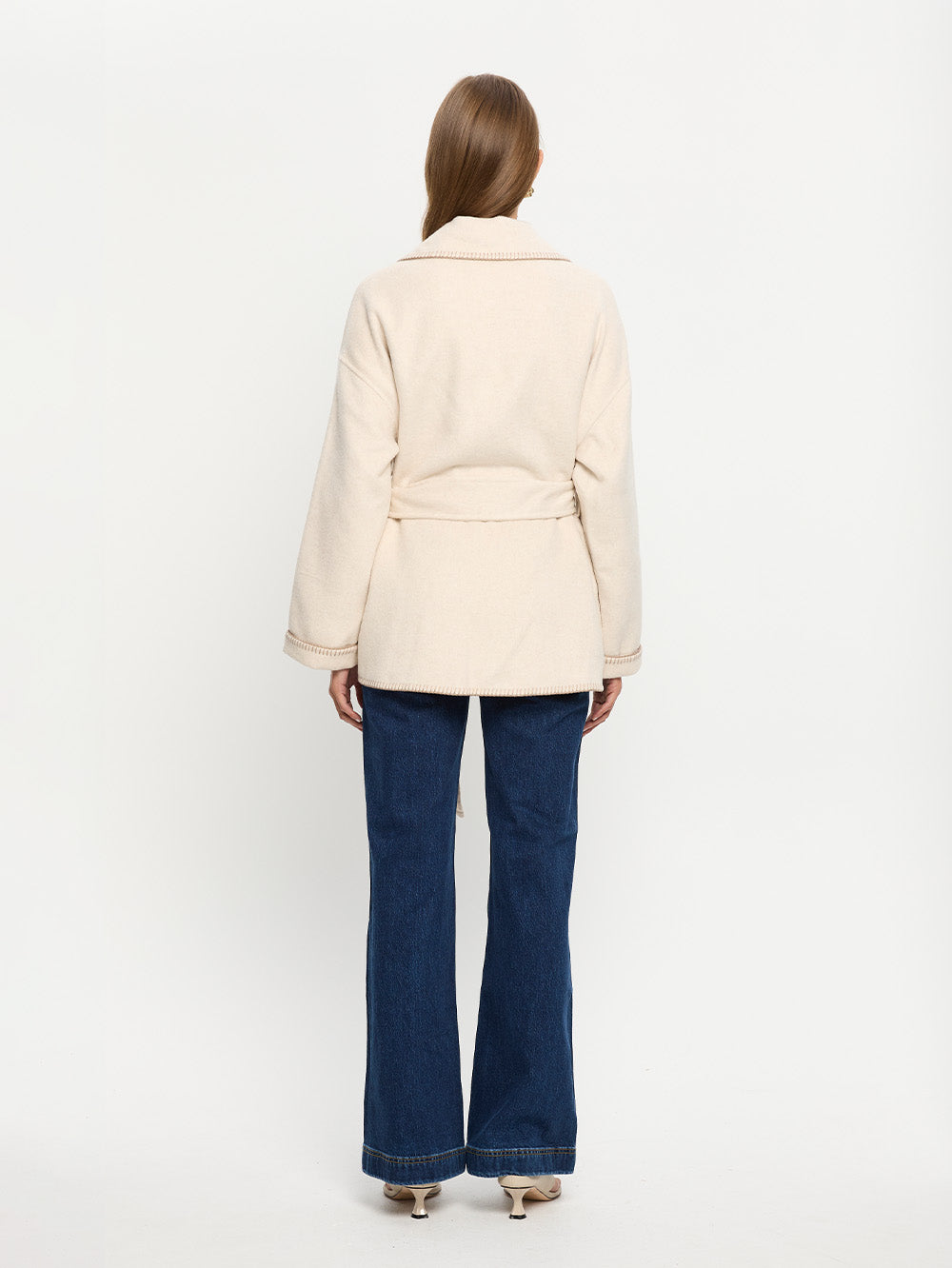 Josephina Coat - Ivory | KIVARI