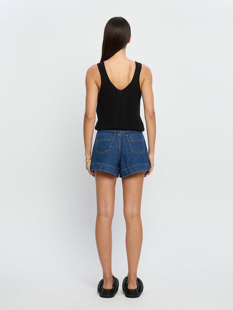 Raven Knit Cami - Black | KIVARI