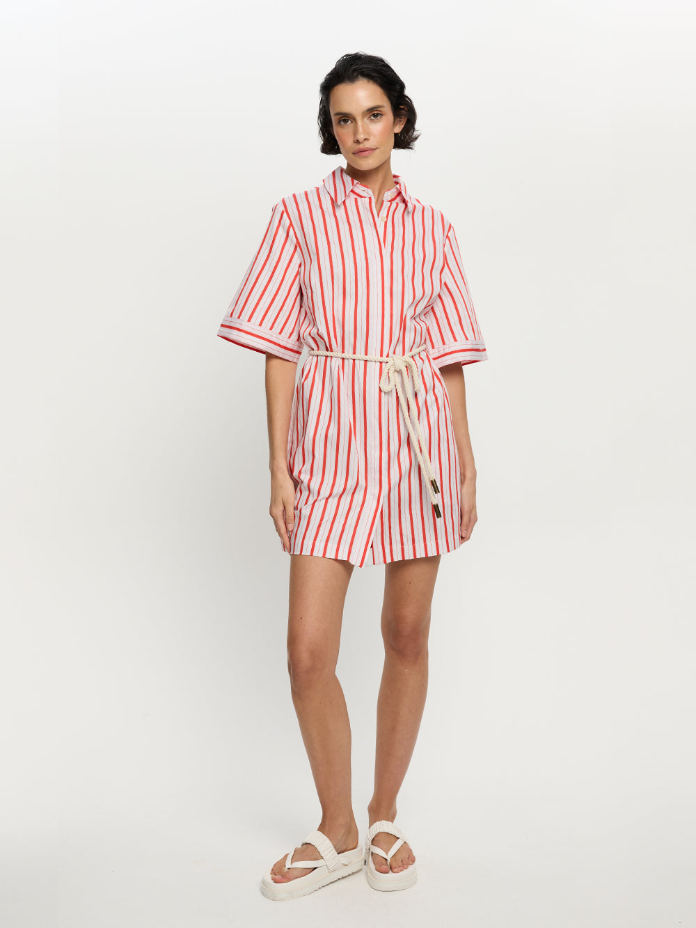 Maddie Mini Dress | Stripe Mini Dress | KIVARI