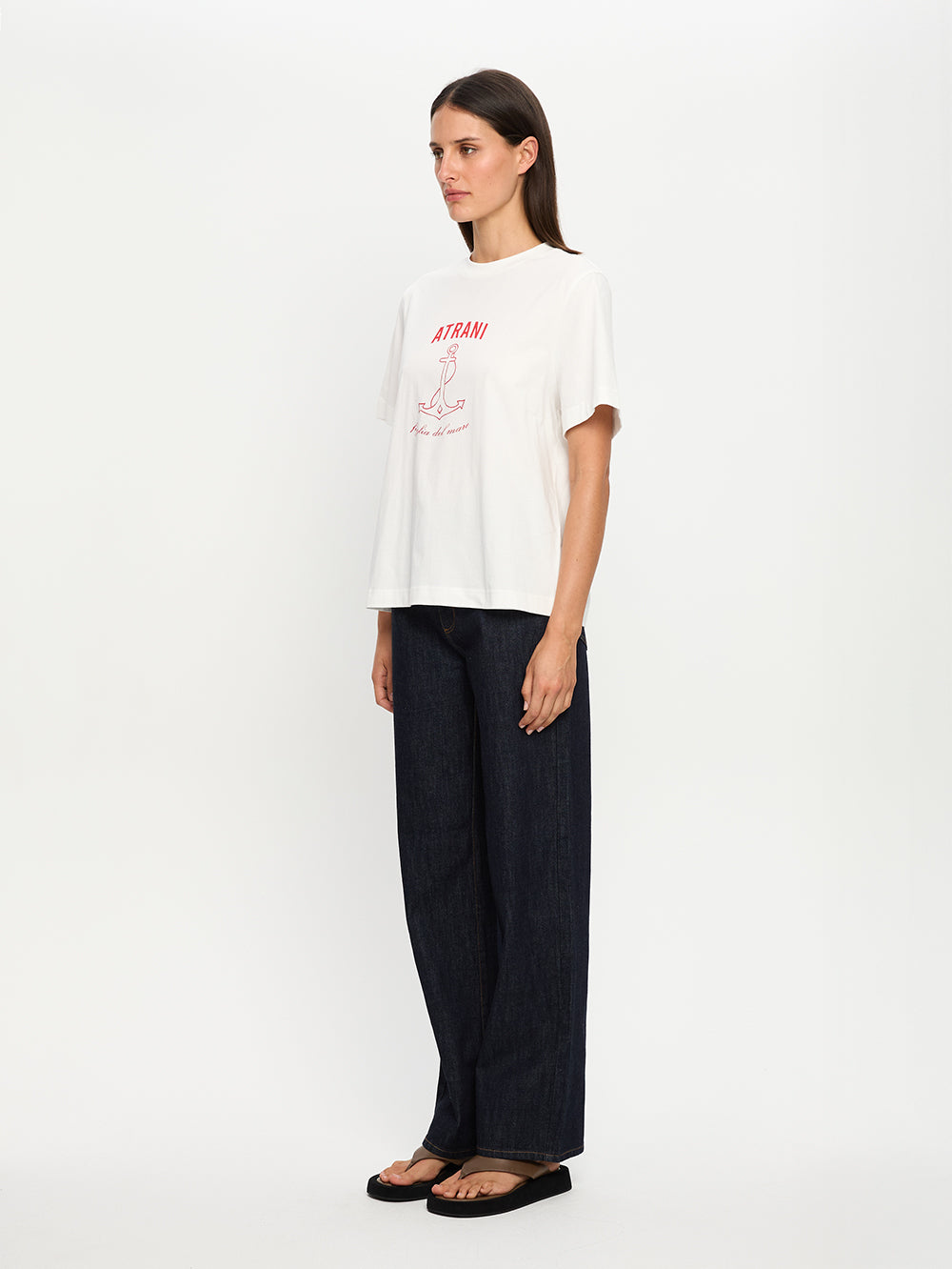 Toscana Tee - White | White Graphic Tee | KIVARI